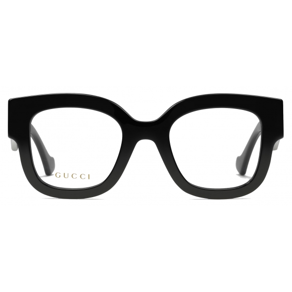 Gucci Round Frame Optical Glasses Black Gucci Eyewear Avvenice