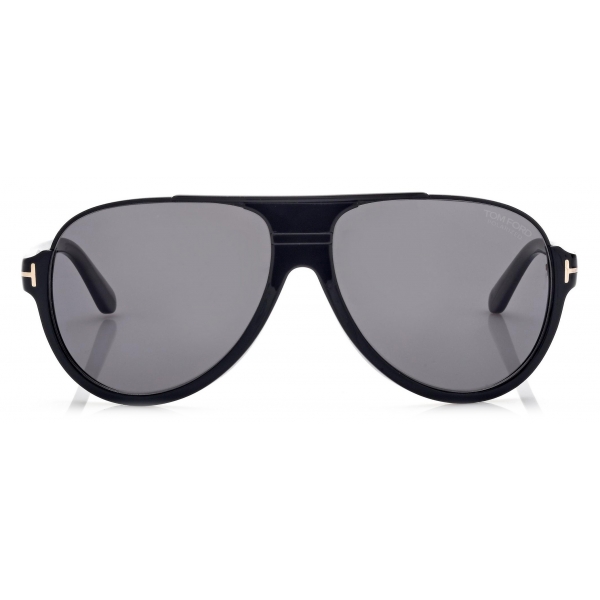 Tom Ford Polarized Dimitry Sunglasses Pilot Sunglasses Black